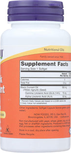 antioxidant-rich black currant oil capsules