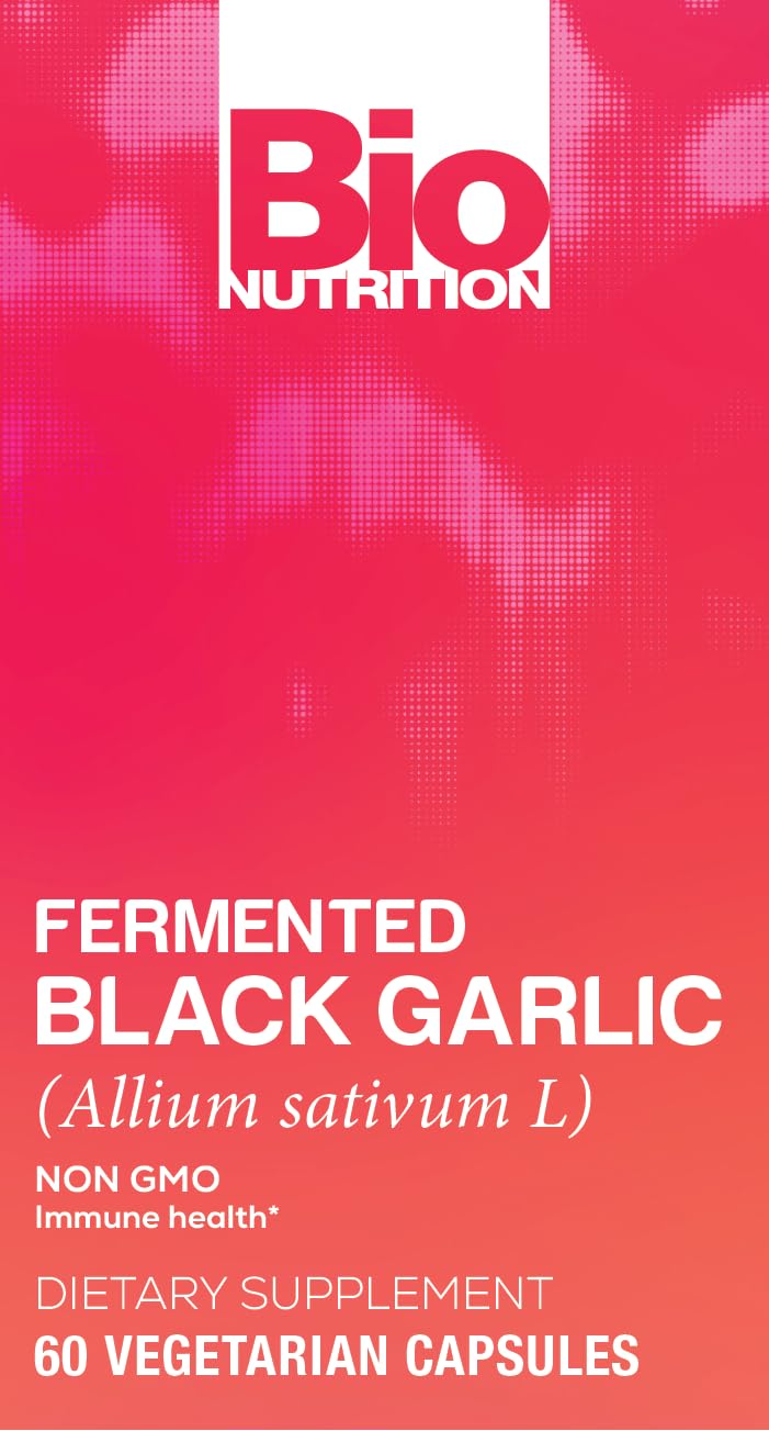 antioxidant-rich black garlic capsules