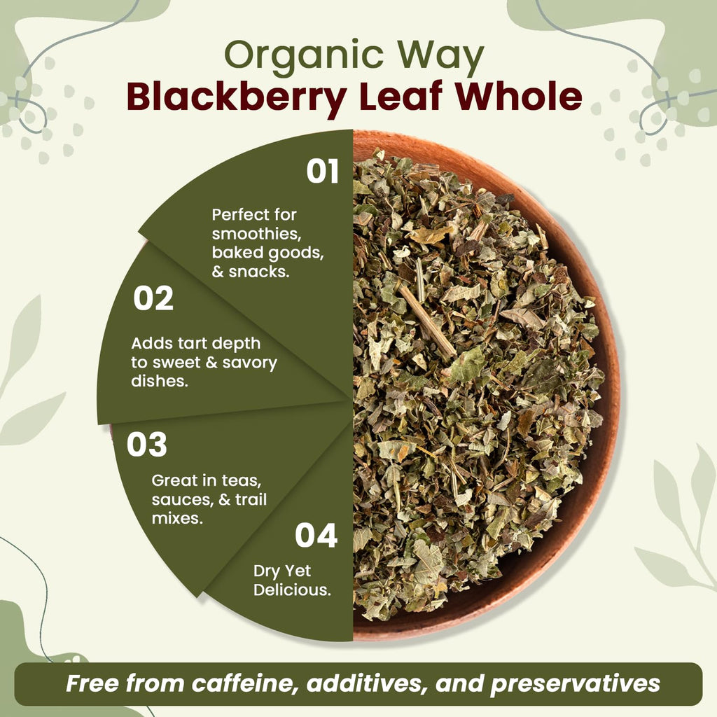 antioxidant-rich blackberry leaf tea