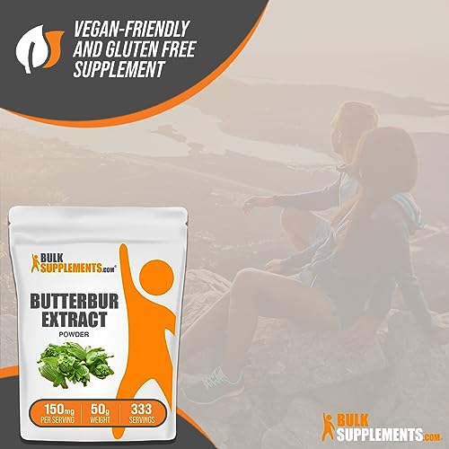Antioxidant-rich Butterbur supplement powder