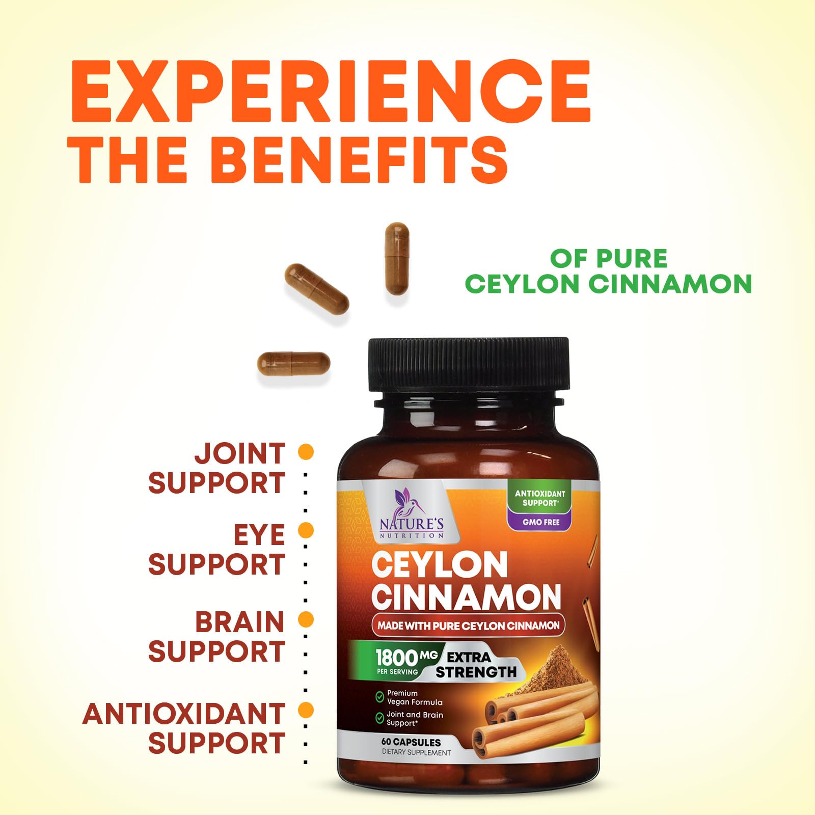 antioxidant-rich ceylon cinnamon capsules