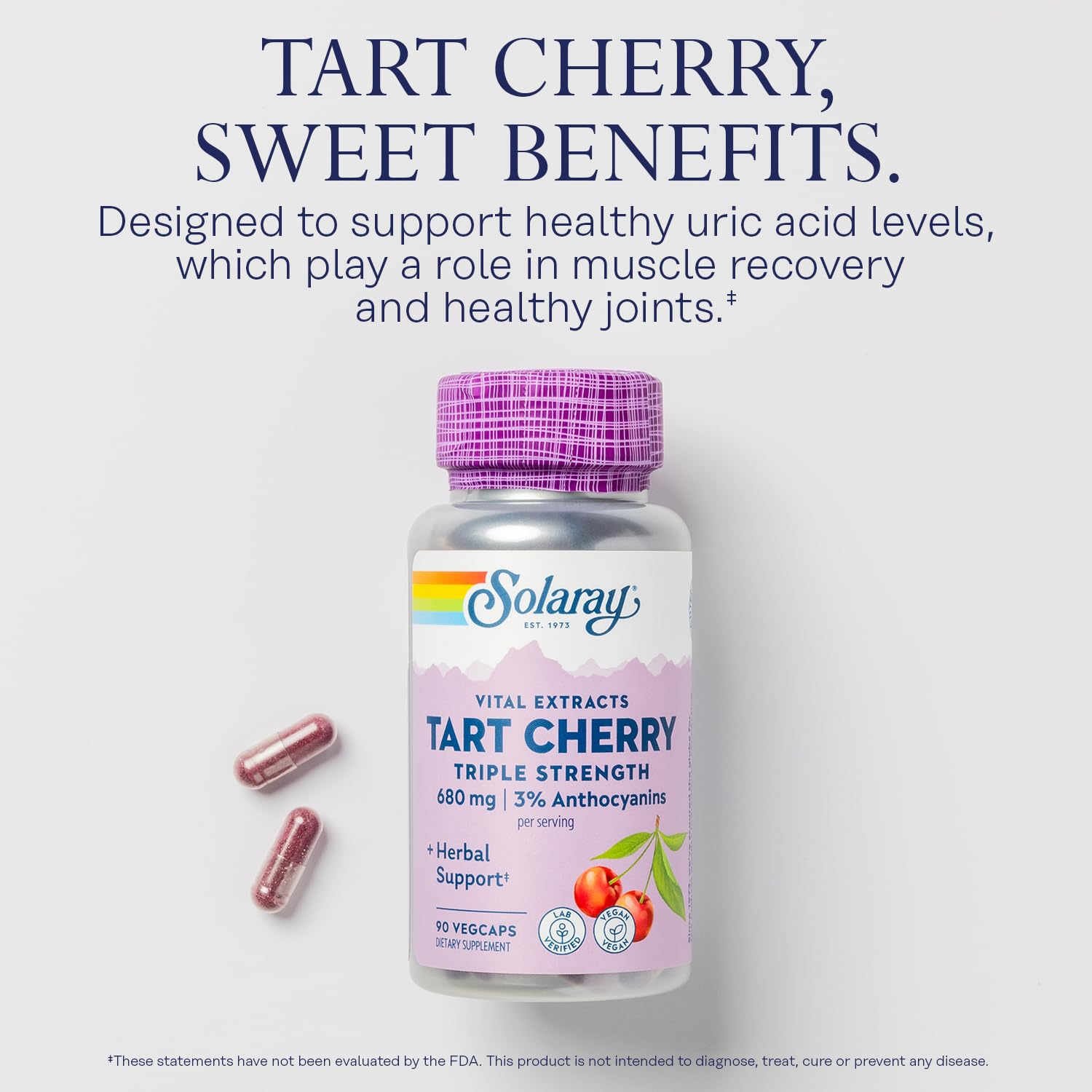 antioxidant-rich cherry extract capsules