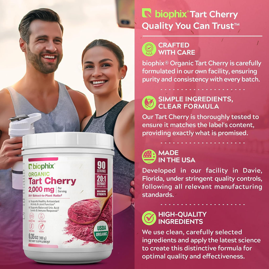 antioxidant-rich cherry powder supplement
