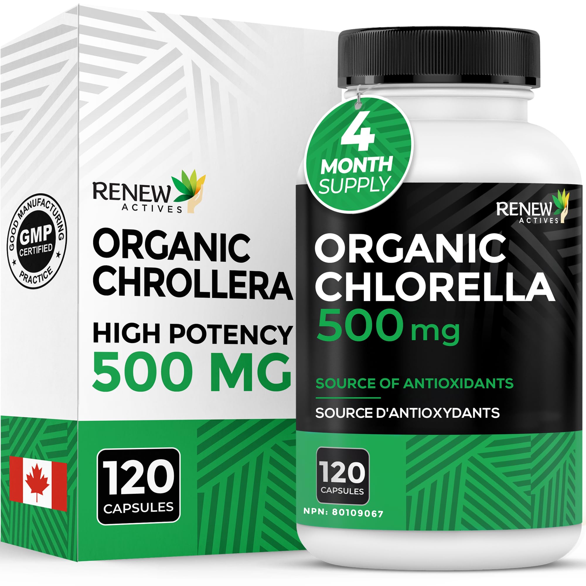 antioxidant-rich chlorella supplement Canada
