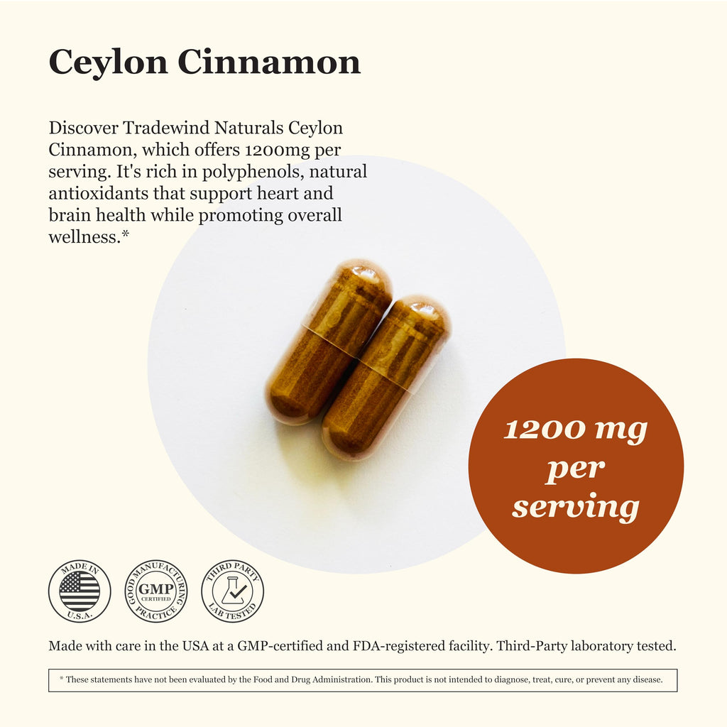 antioxidant-rich cinnamon capsules