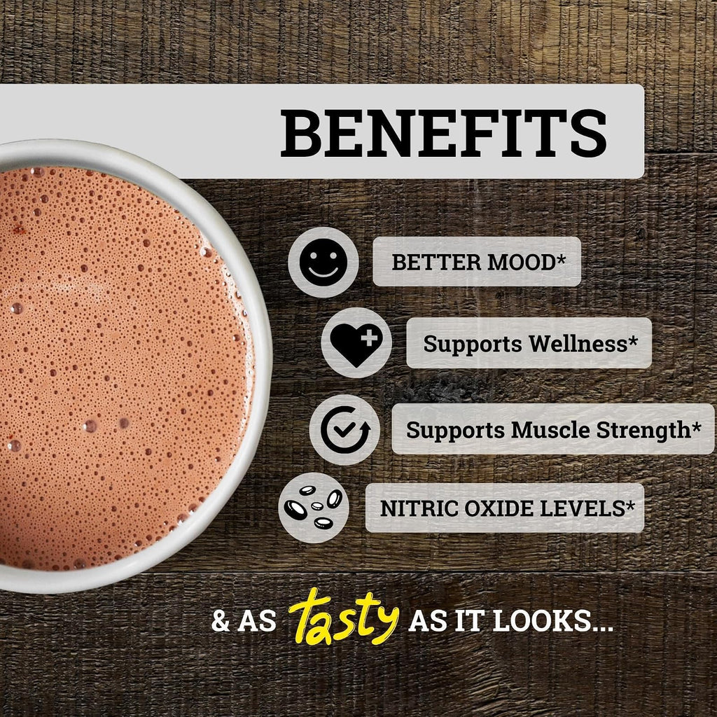 antioxidant-rich cocoa powder supplement