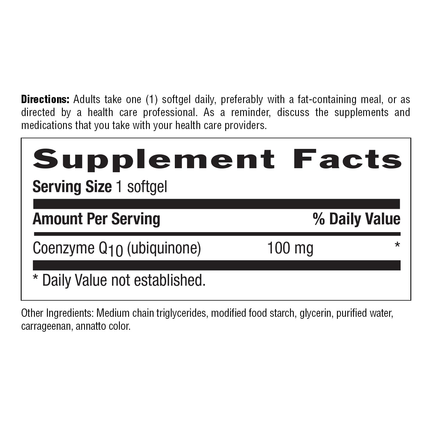 Antioxidant-rich CoQ10 for vitality