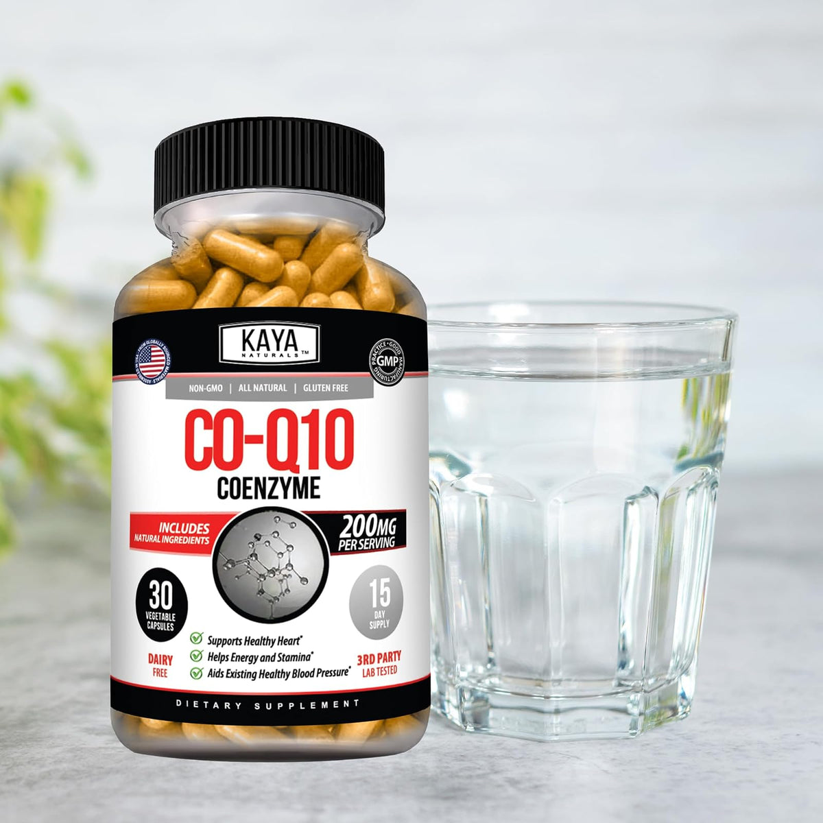 antioxidant-rich CoQ10 for vitality