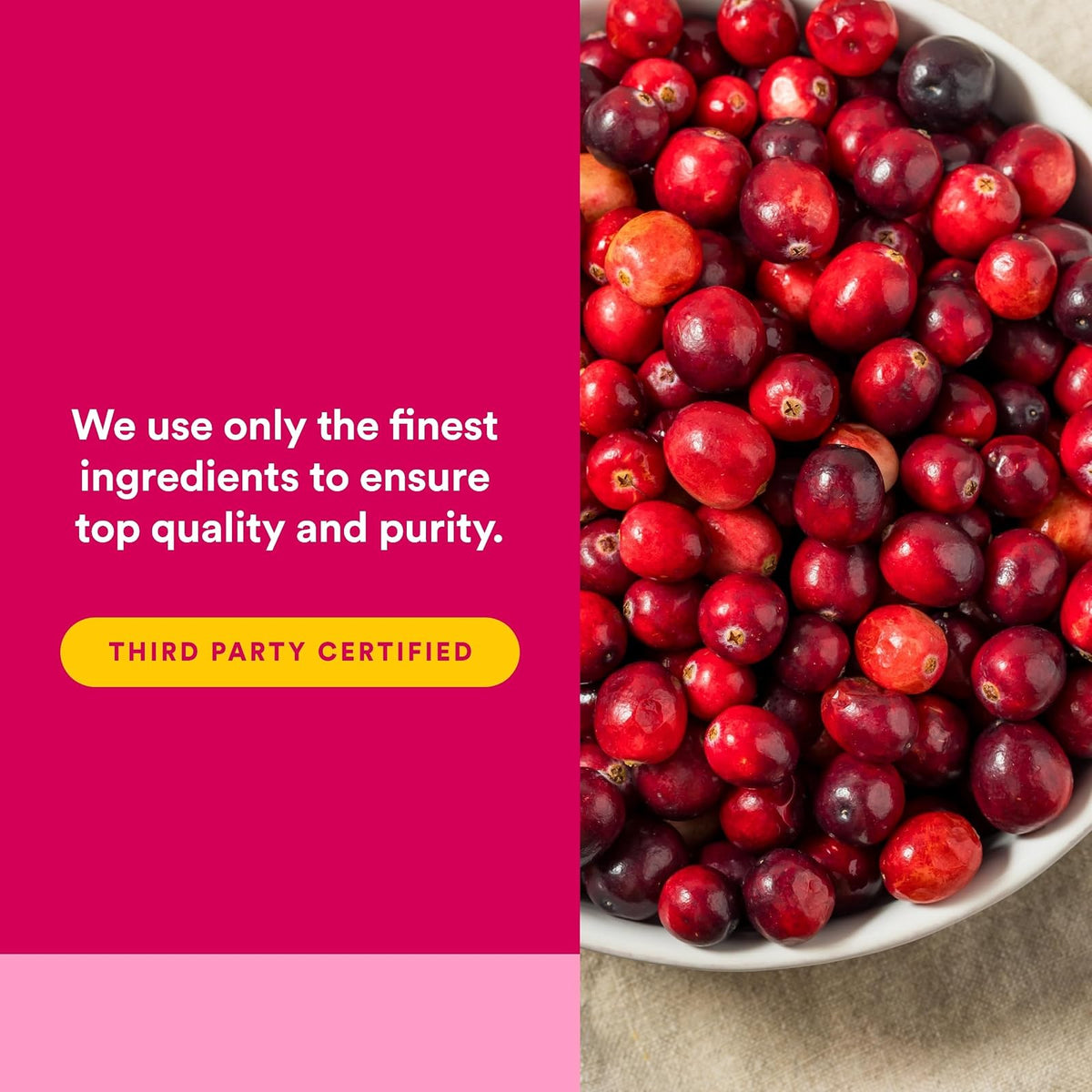 antioxidant-rich cranberry concentrate