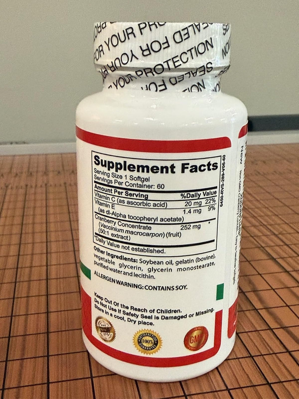antioxidant-rich cranberry concentrate