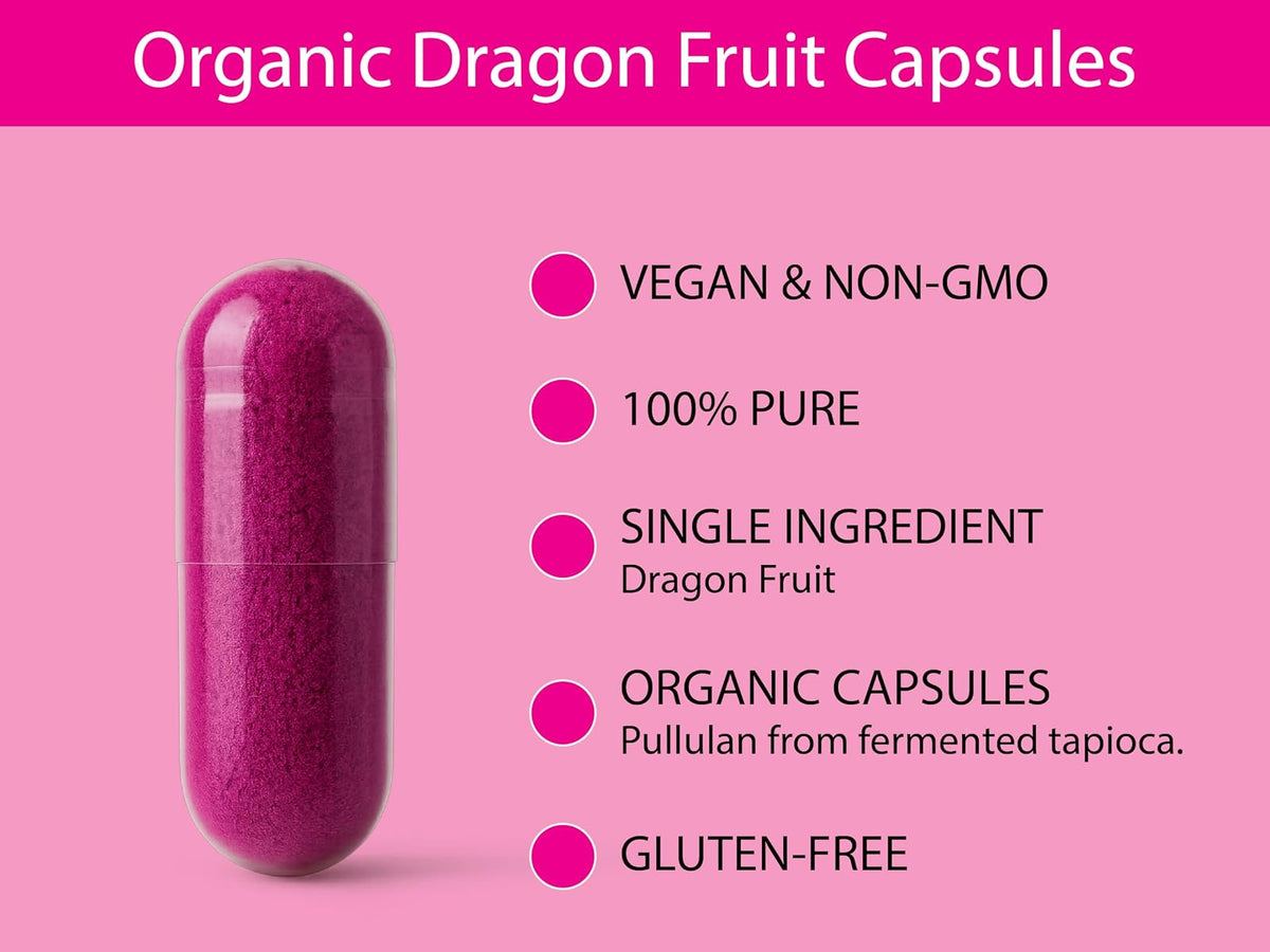 antioxidant-rich dragon fruit supplement