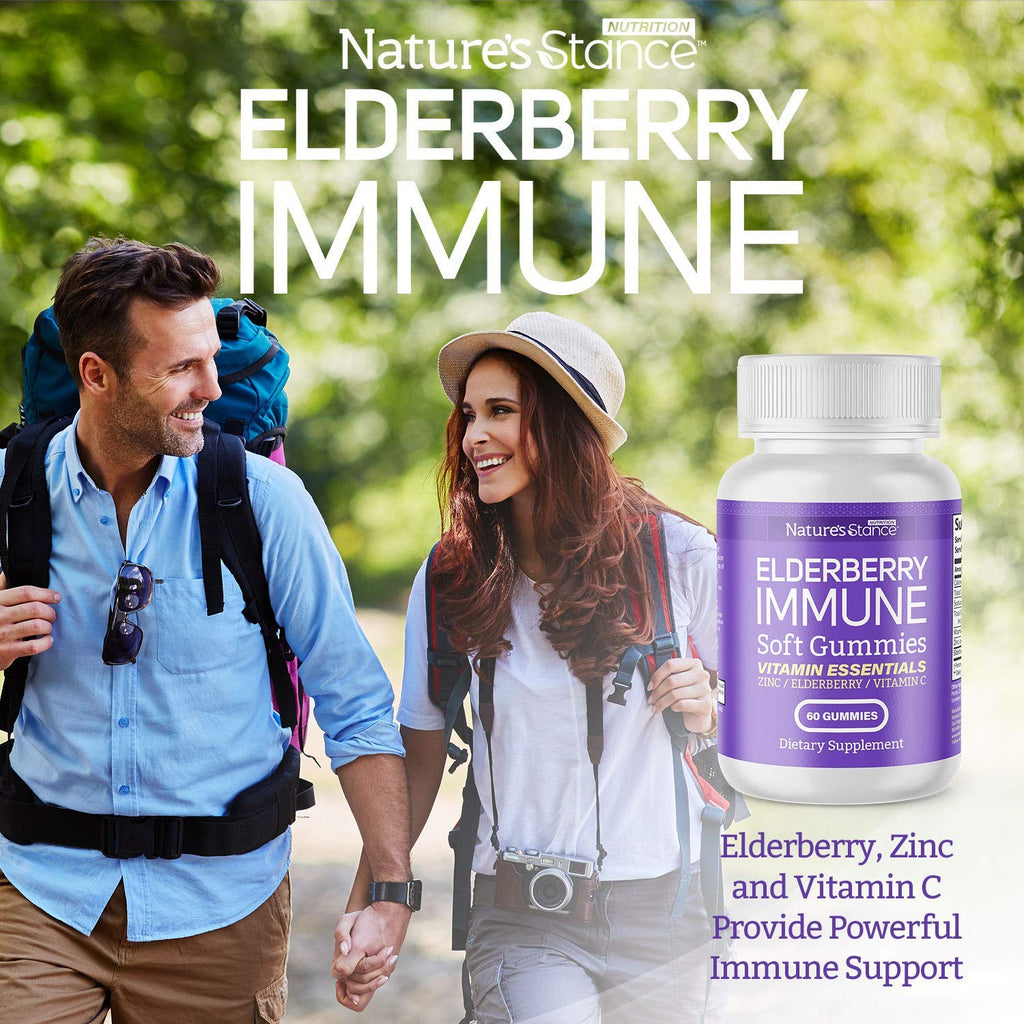 Antioxidant-rich elderberry gummies for health
