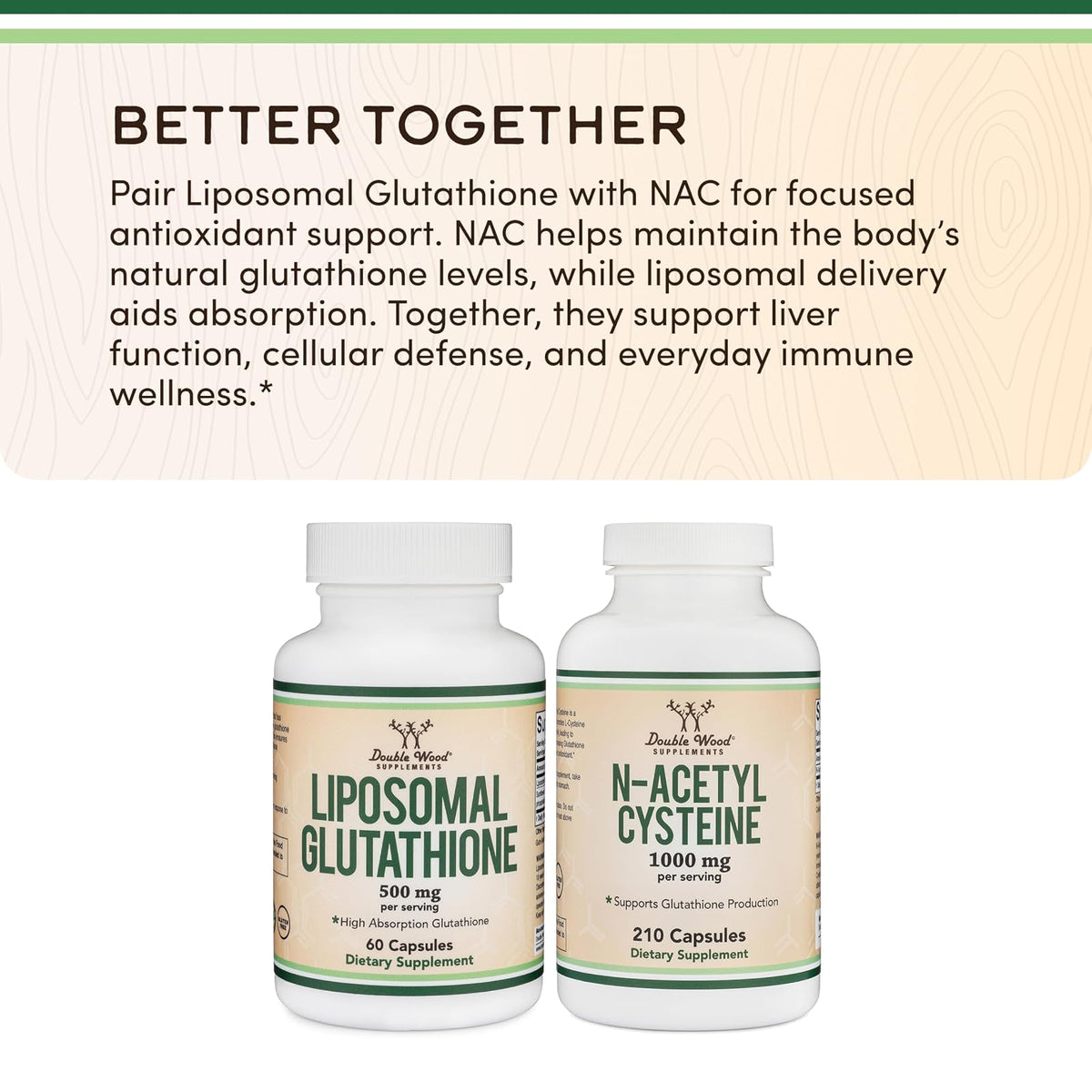 Antioxidant-rich glutathione supplement