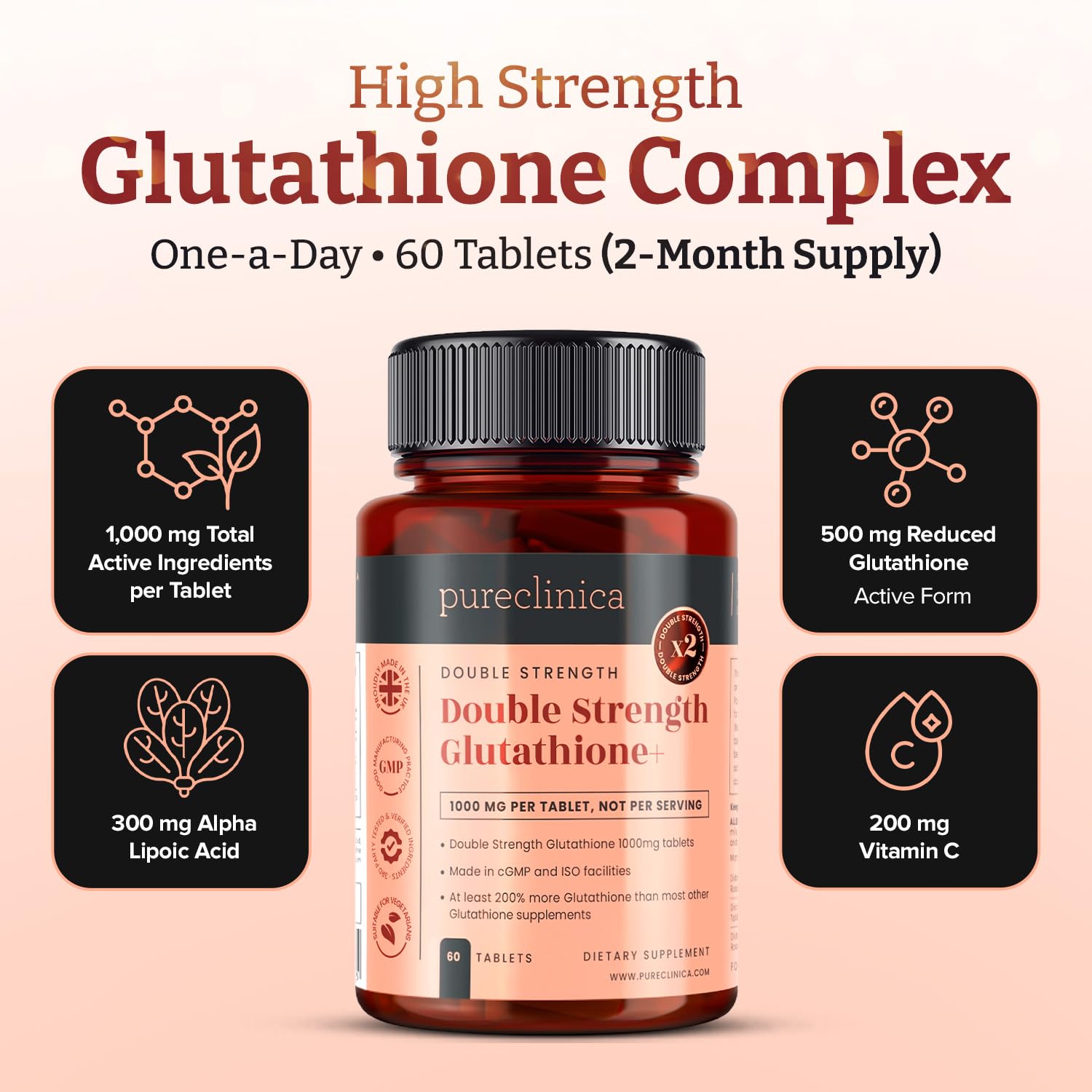 antioxidant-rich glutathione tablets