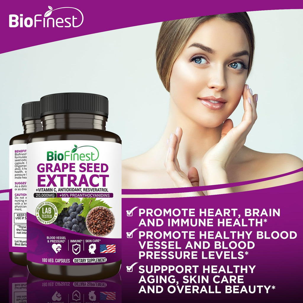 antioxidant-rich grape seed extract