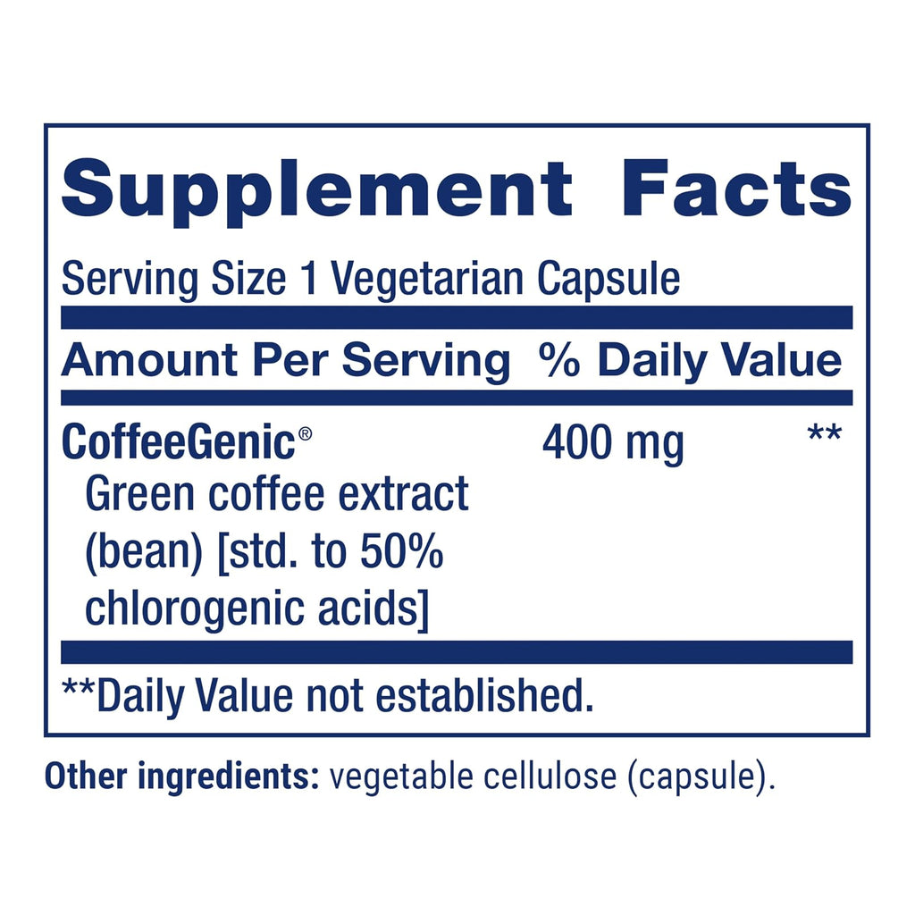 antioxidant-rich green coffee beans