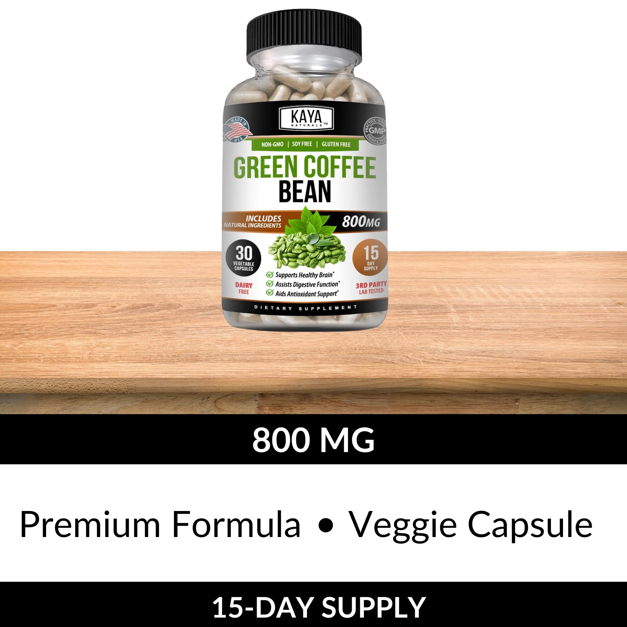 antioxidant-rich green coffee extract