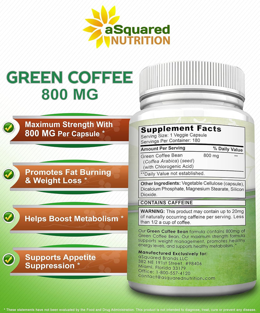antioxidant-rich green coffee supplement