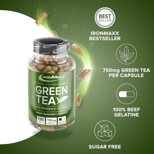 antioxidant-rich green tea capsules