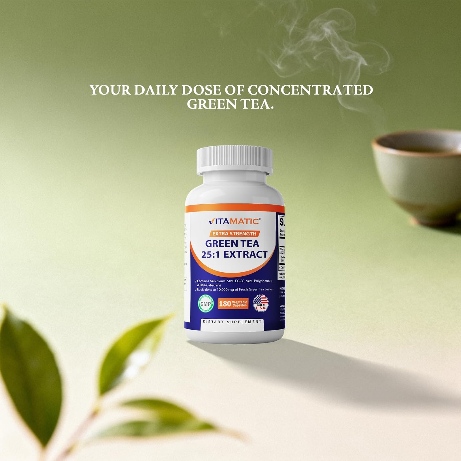antioxidant-rich green tea extract