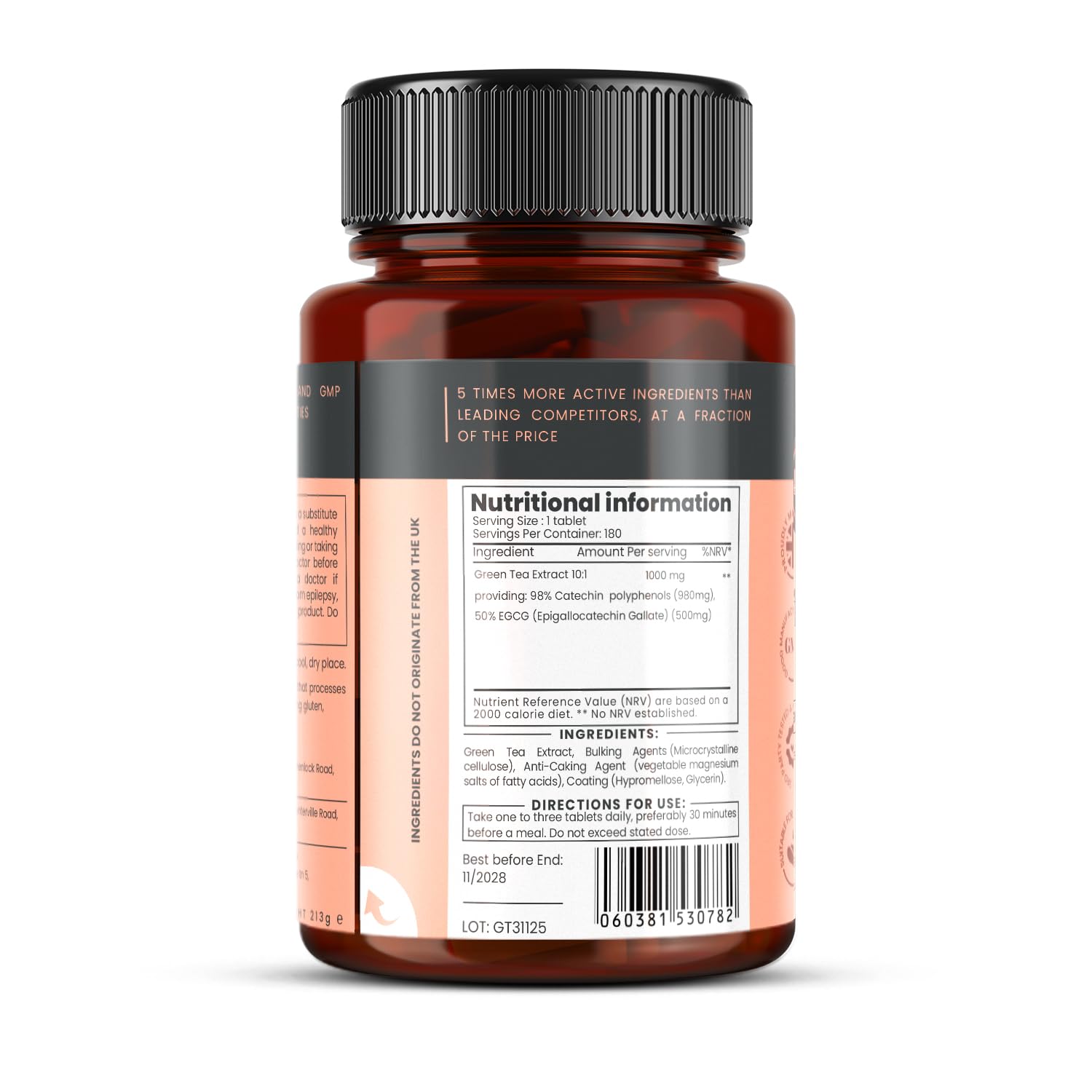 antioxidant-rich green tea extract