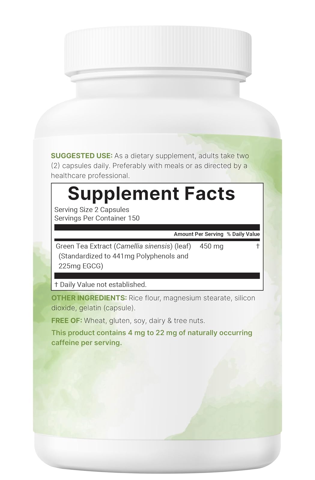 antioxidant rich green tea extract