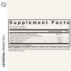 Antioxidant-rich green tea supplement