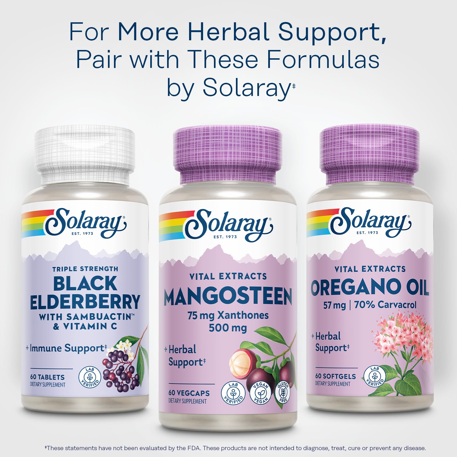 Antioxidant-rich herbal supplement for vitality