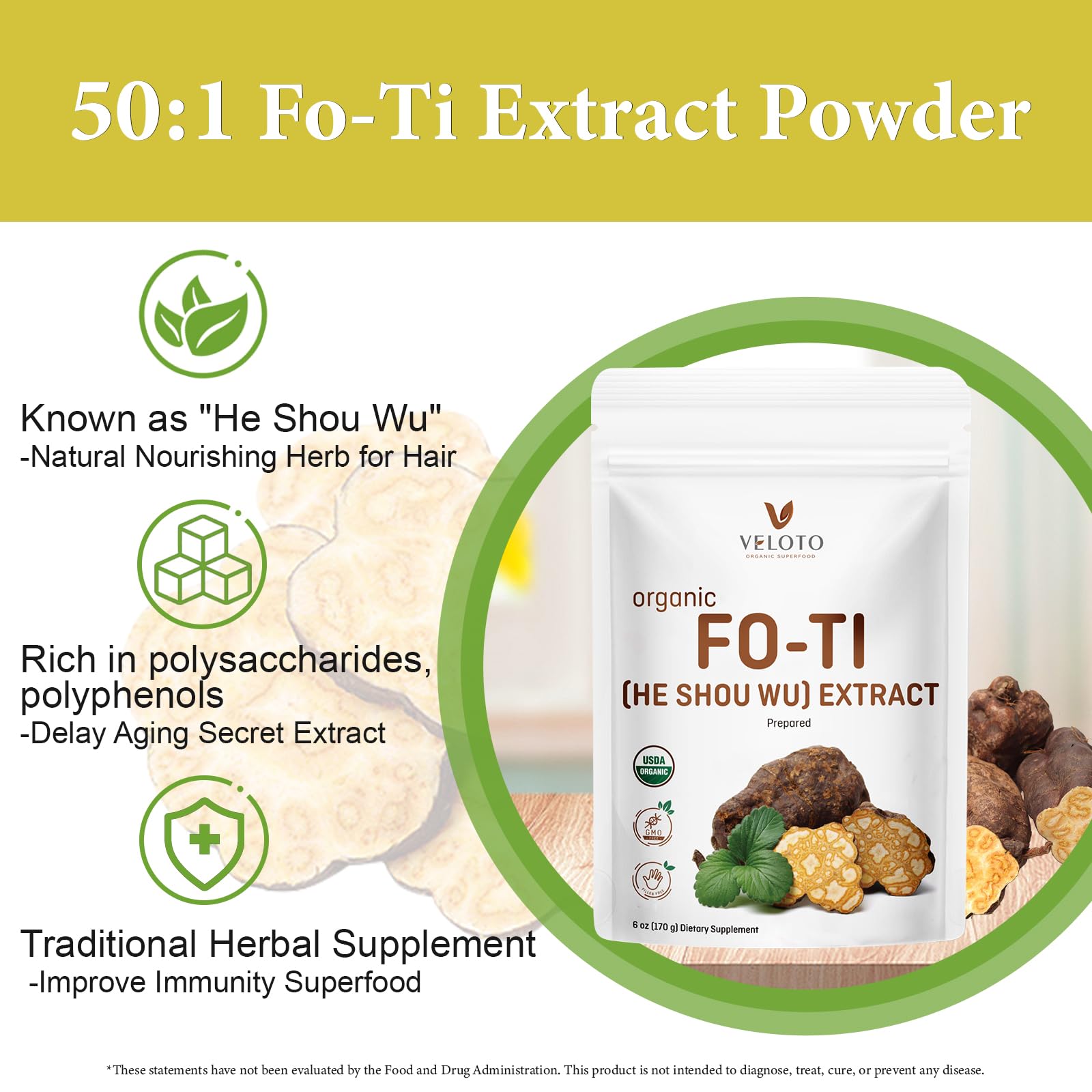 antioxidant-rich herbal supplement powder