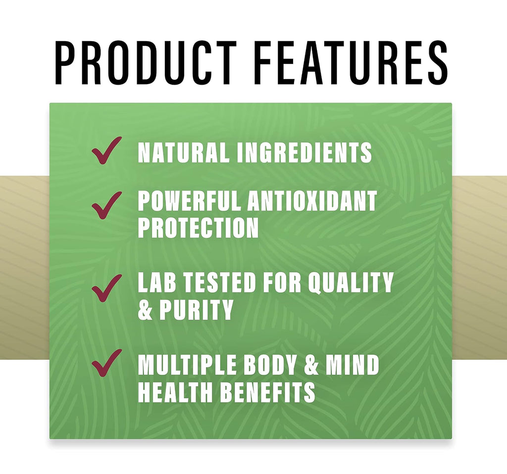 antioxidant-rich herbal supplement