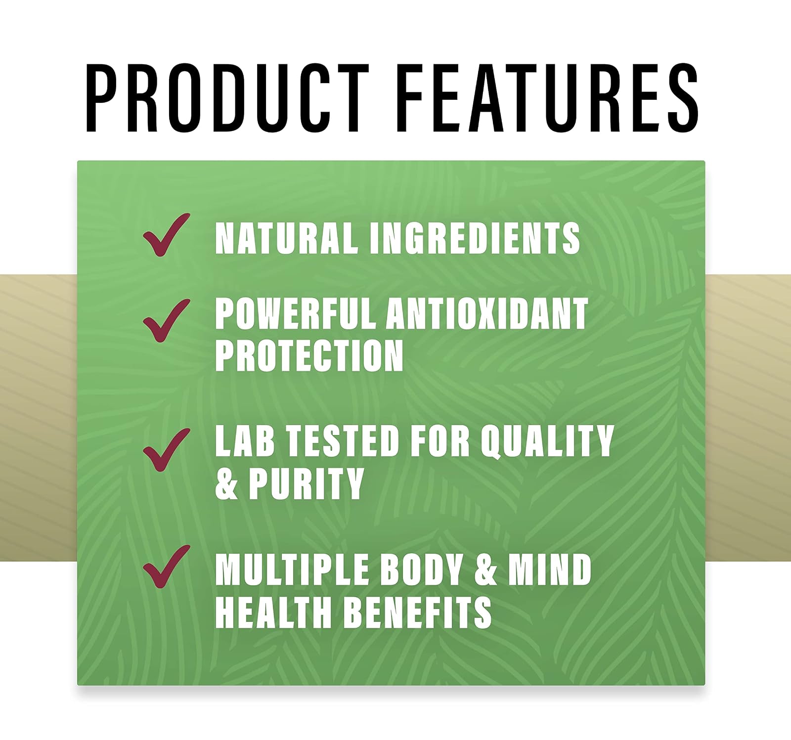 antioxidant-rich herbal supplement
