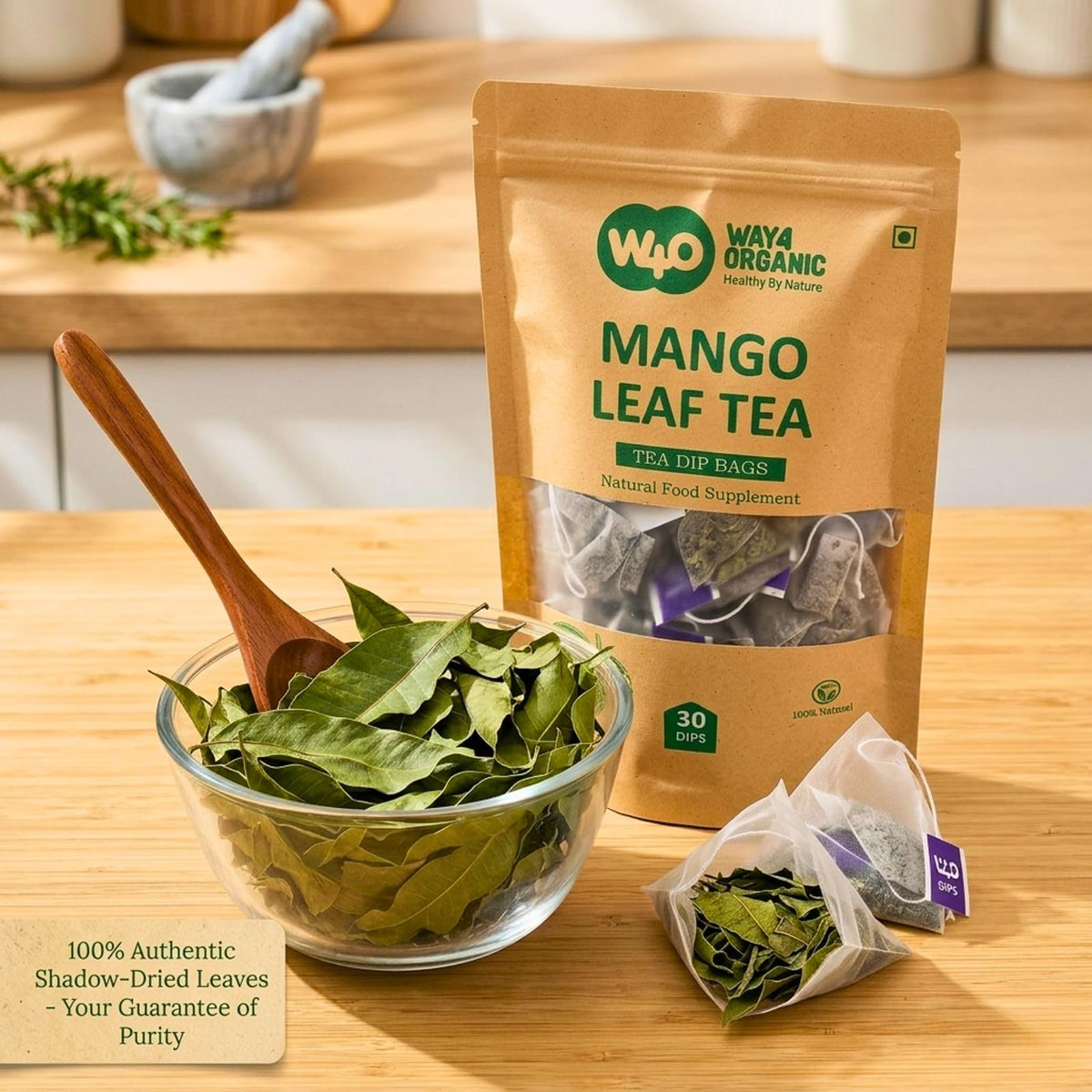 Antioxidant-rich herbal tea blend