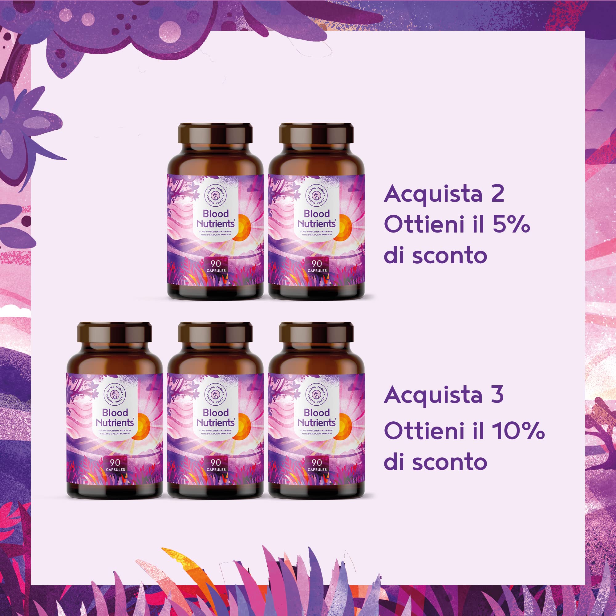 antioxidant-rich iron supplement formula