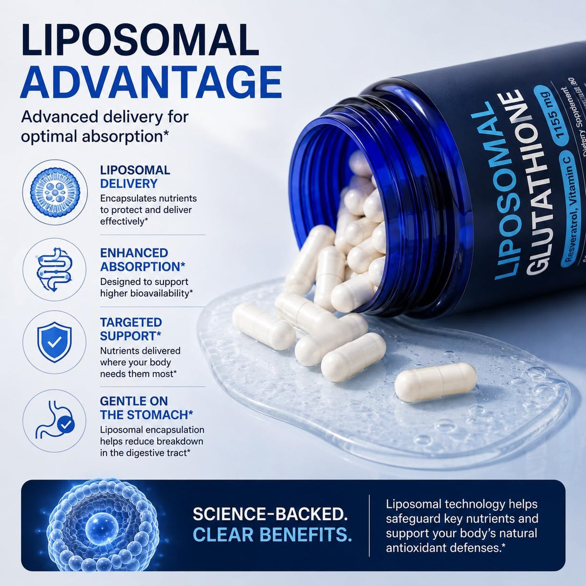 antioxidant-rich liposomal formula