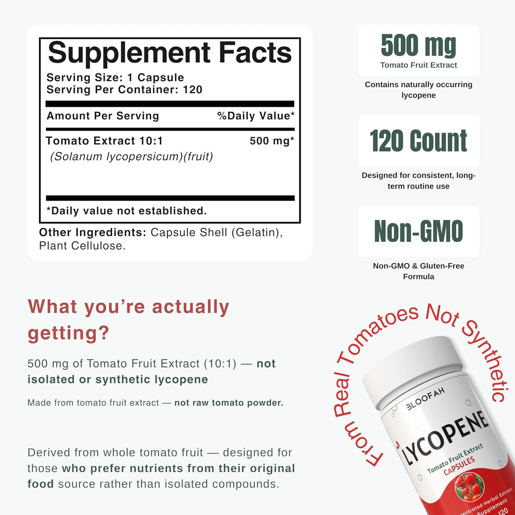 antioxidant-rich lycopene supplement