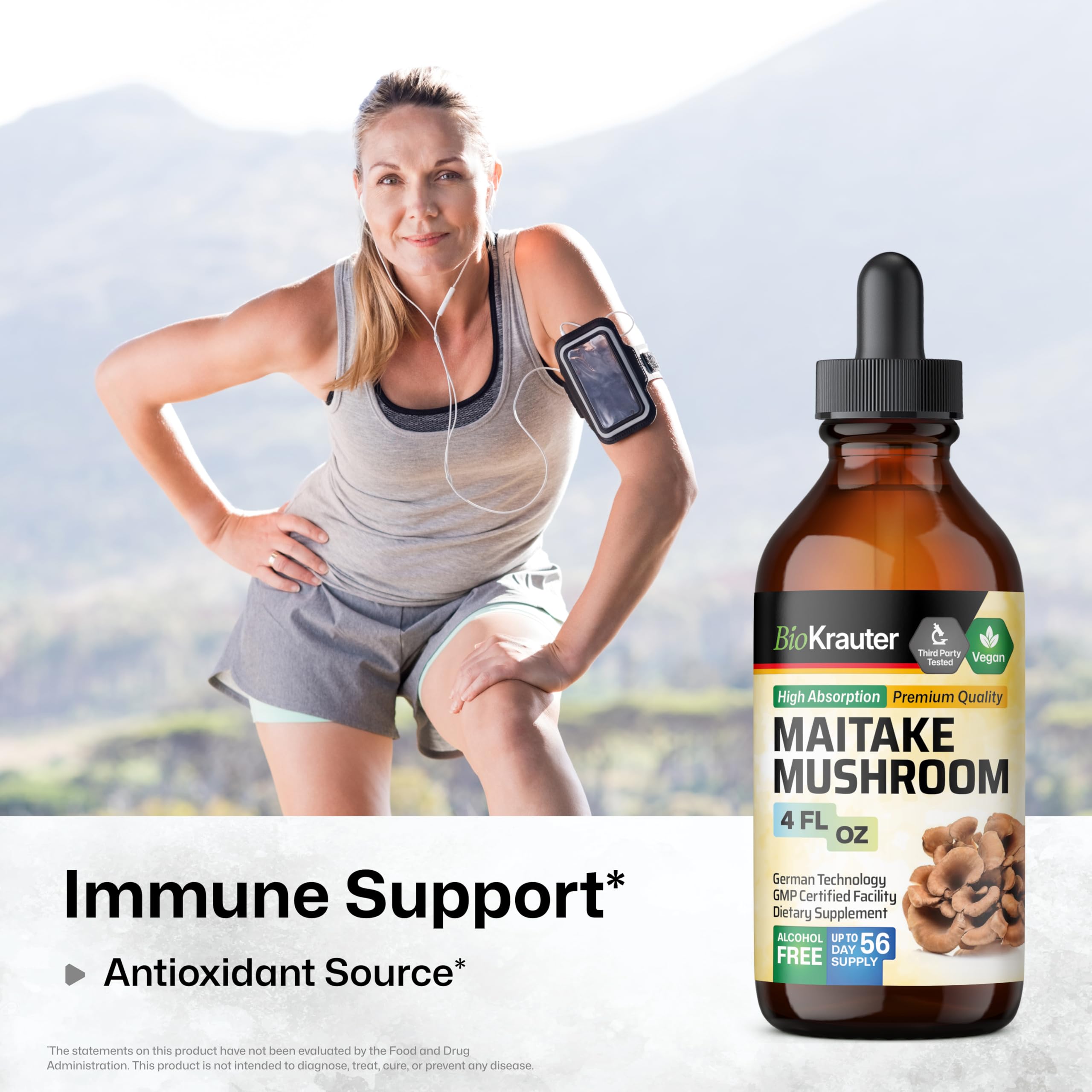Antioxidant-rich Maitake mushroom extract