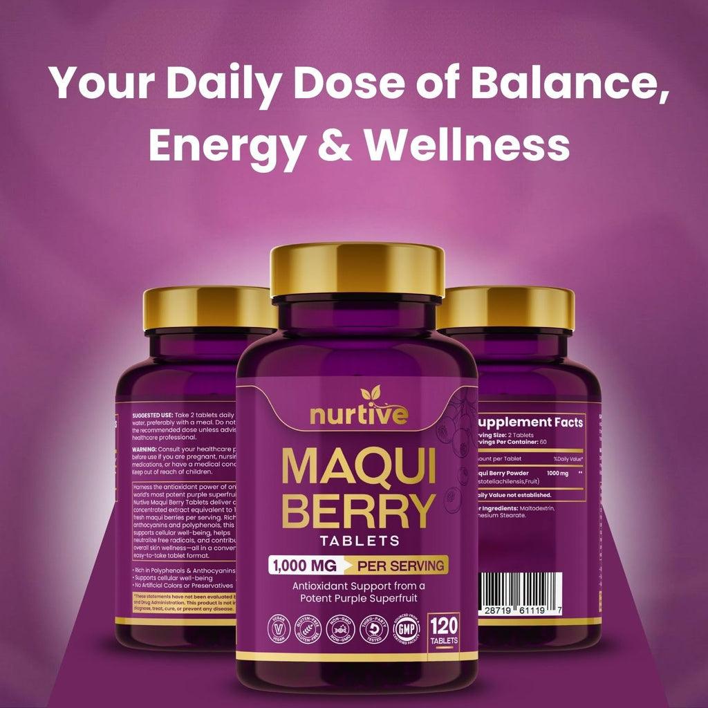 Antioxidant-rich Maqui Berry supplement