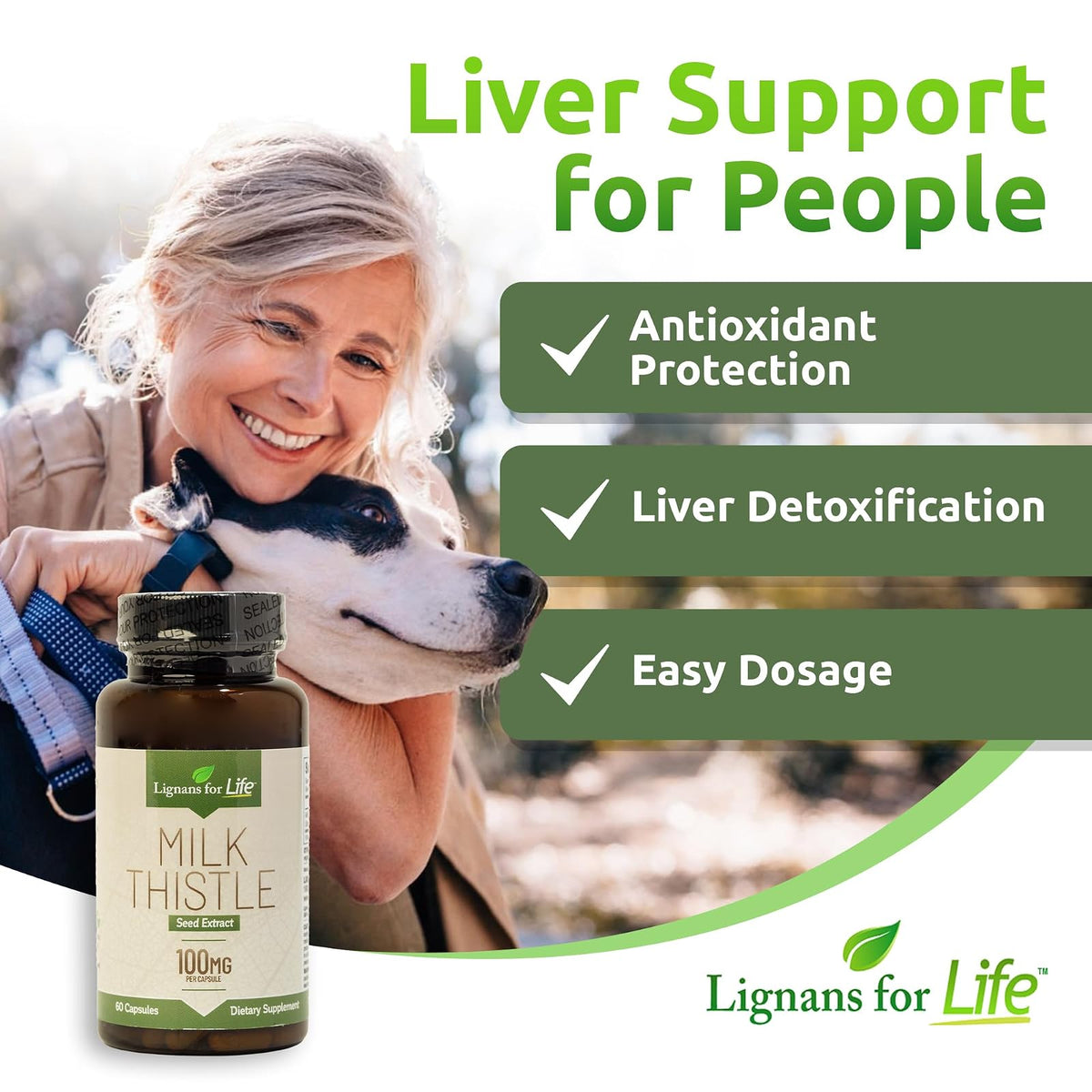Antioxidant-rich milk thistle formula
