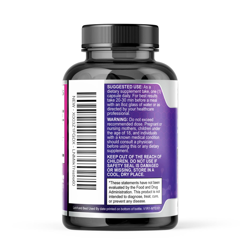 Antioxidant-rich Milk Thistle formula