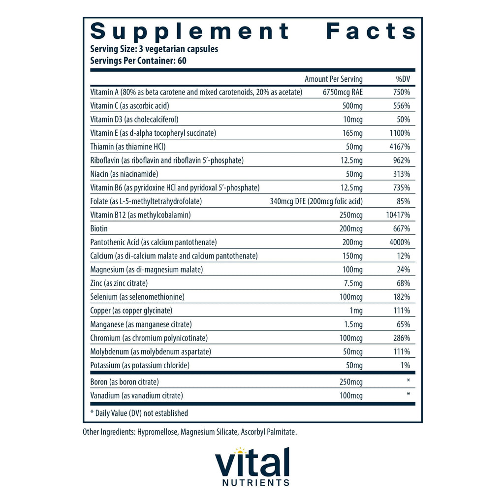 antioxidant-rich mineral supplement