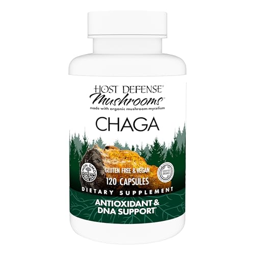 Antioxidant-rich mushroom supplement capsules