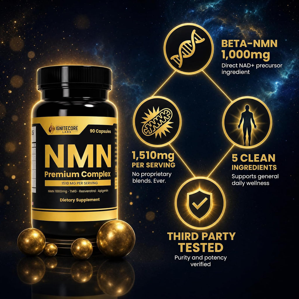 Antioxidant-rich NMN supplement benefits