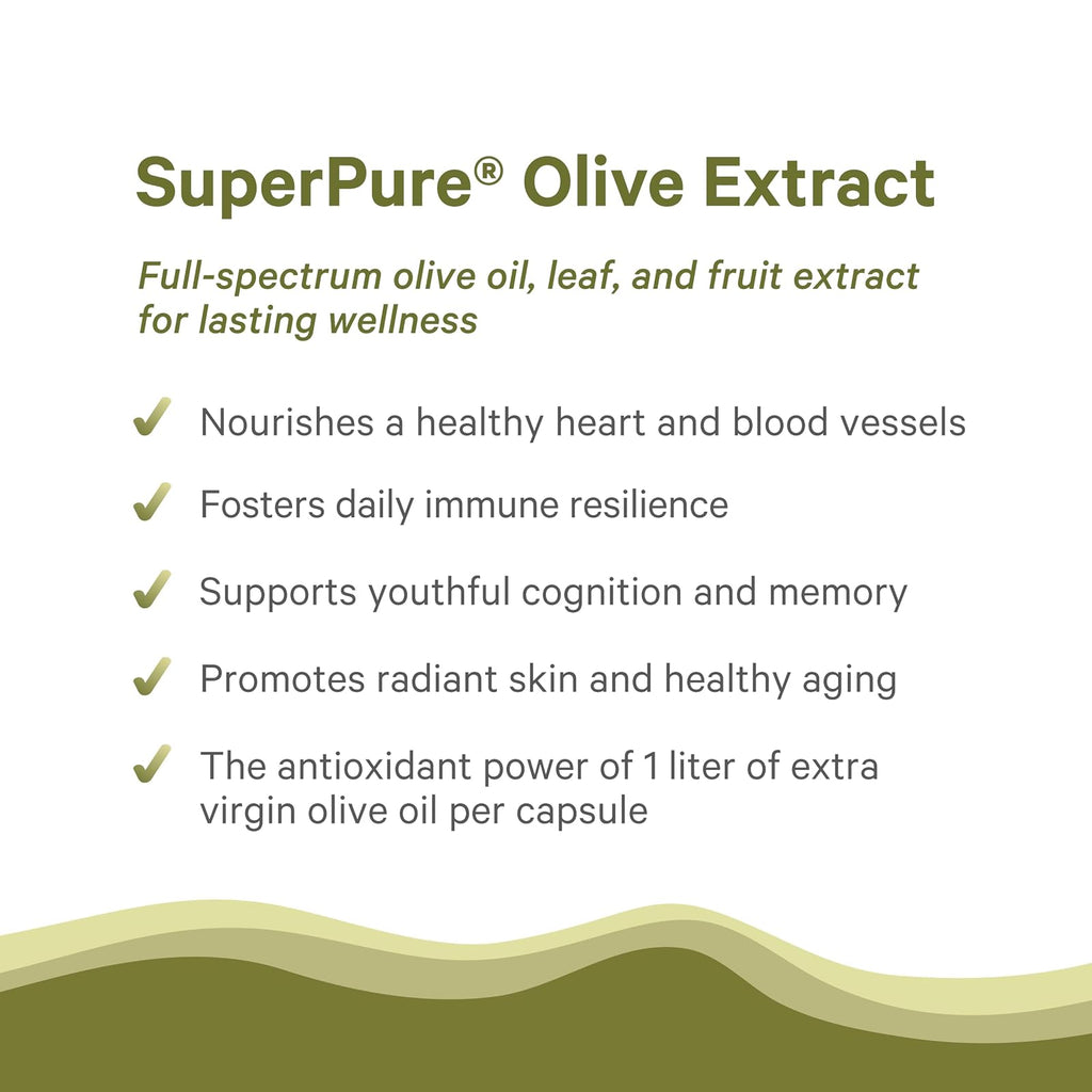 antioxidant-rich Olive Extract supplement