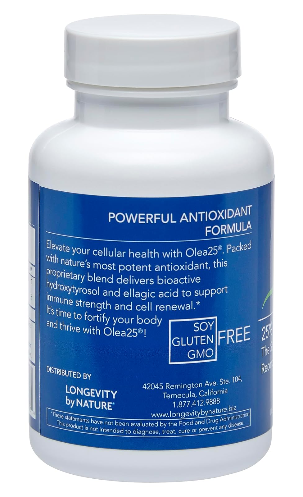 Antioxidant-rich olive leaf extract