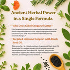 antioxidant-rich oregano oil capsules