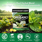 Antioxidant-rich oregano oil capsules