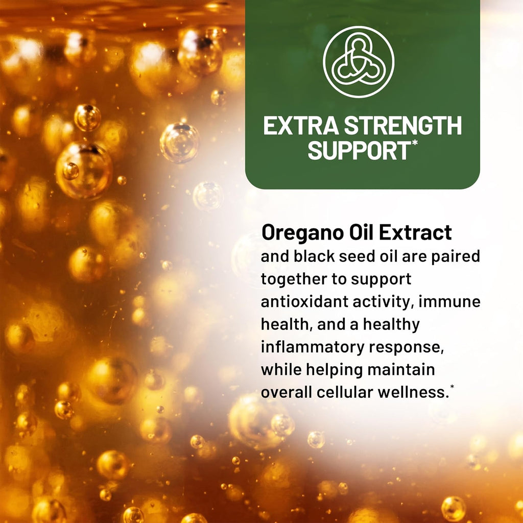antioxidant-rich oregano oil capsules