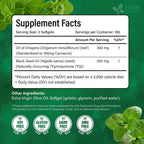 antioxidant-rich oregano oil softgels