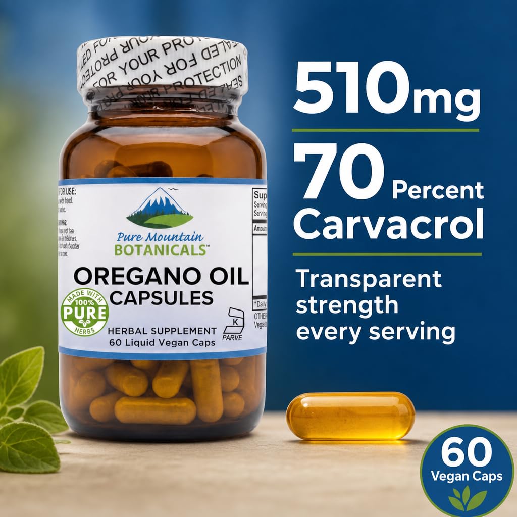 antioxidant-rich oregano oil supplements