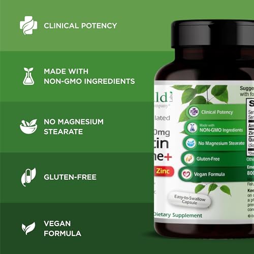 antioxidant-rich quercetin capsules
